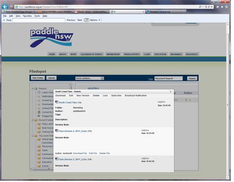 The Filedepot Window Drupal Org