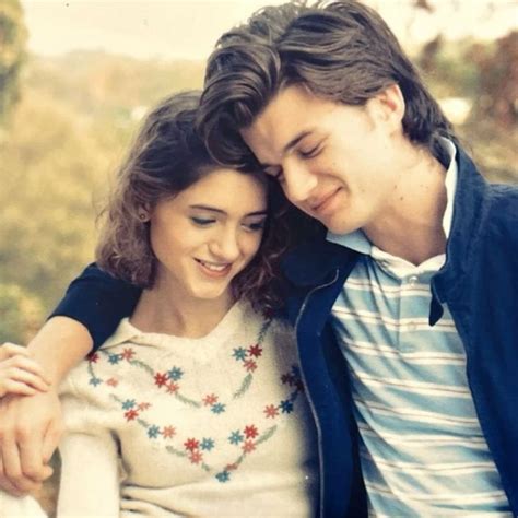Stancy Steve And Nancy Stranger Things Bts In 2025 Stranger Things Steve Steve Harrington