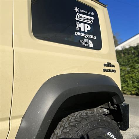 1pc Dod Car Rear Windshield Sticker Helinox Chums Outdoor Camper Car