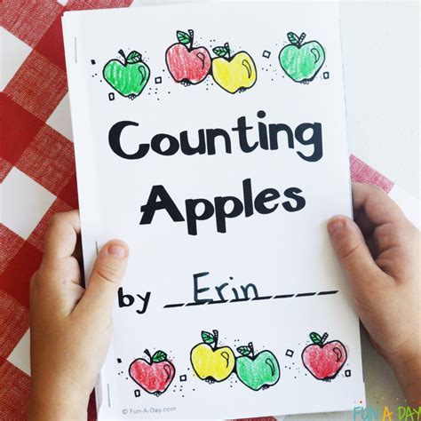 Apple Counting Book Free Printable Fun A Day