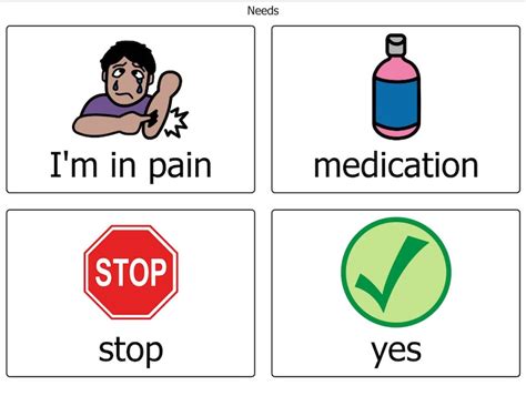 Aac Booklet For Quick Communication Etsy