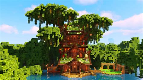 Minecraft Treehouse Blueprints