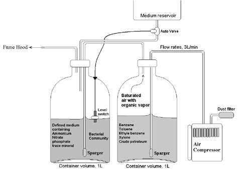 Schematic Structure Of Bioreactor For The Enrichment Of A Bacterial