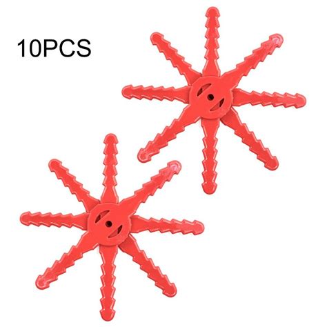 10pcs Brushcutter Plastic Blade Grass Trimmer Head Grandado