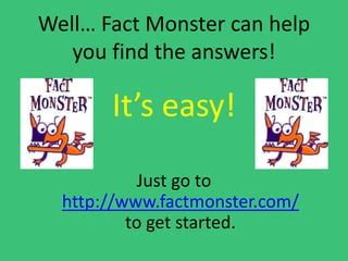 Fact Monster Pptx