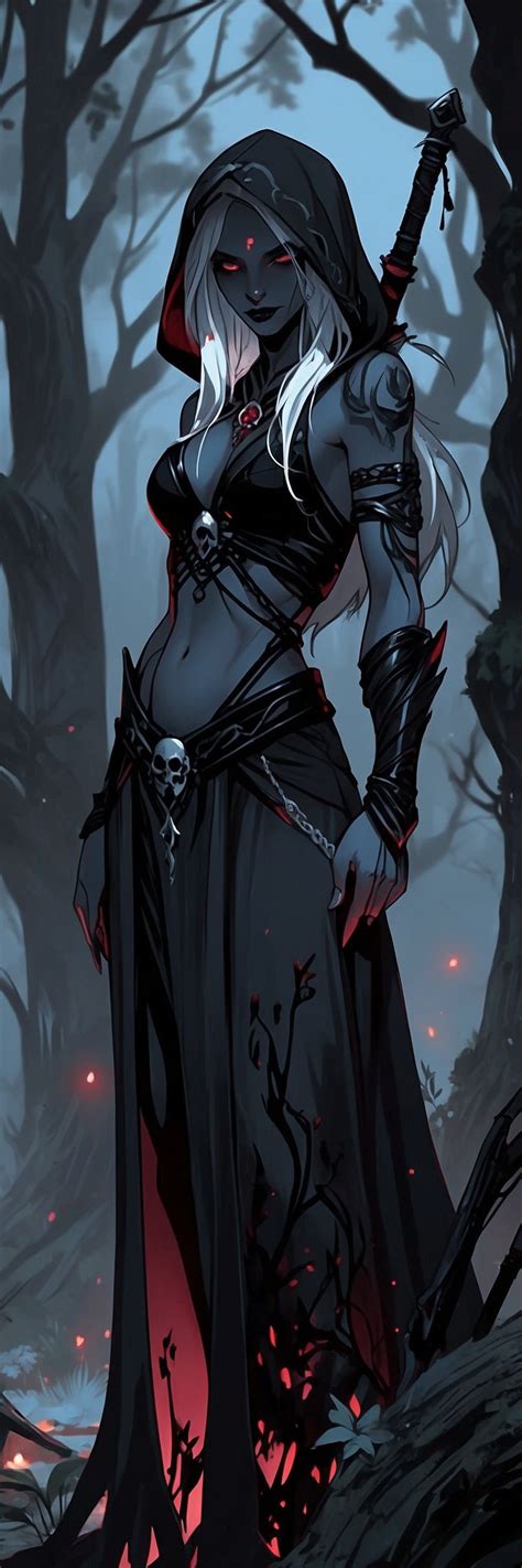Pin By Niffty The Gremlin On Drow Character Portraits Character Art Dnd Characters