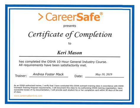 Industry Recognized Credentials Keri Mason