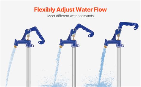 Vevor Frost Free Outdoor Faucet Freeze Proof Yard Hydrant Replacement Head Blue Vevor Eu