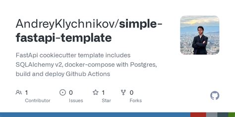 Github Andreyklychnikovsimple Fastapi Template Fastapi Cookiecutter
