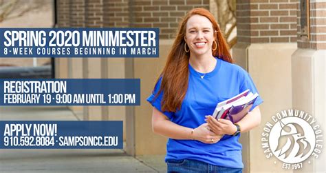 Sampson Community College Its Not Too Late To Register For Spring