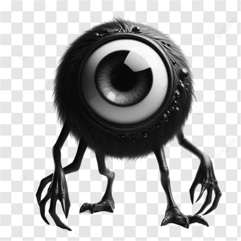 어두운 숲 속의 무서운 괴물 만화 세포 음영 처리된 공포 3d는 Tarnsprent 배경에서 눈을 감습니다 어두운 숲 속의 무서운 괴물 만화 세포 그늘진 공포 3d