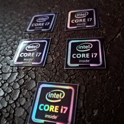 Jual Intel Core I7 Inside Stiker Laptop Komputer Platinum Series