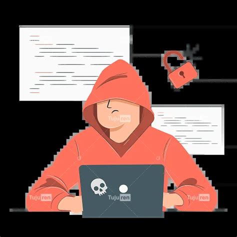 黑客插画海报素材模板下载 图巨人