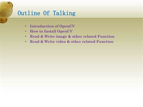 PPT Introduction Of OpenCV PowerPoint Presentation Free Download ID