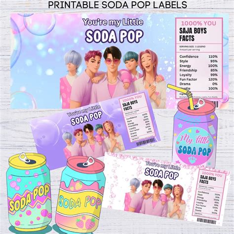 Little Soda Pop Label Etsy