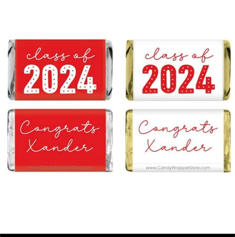 School Thank You Candy Bar Wrapper Candy Wrapper Store