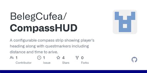 Github Belegcufeacompasshud A Configurable Compass Strip Showing Players Heading Along With