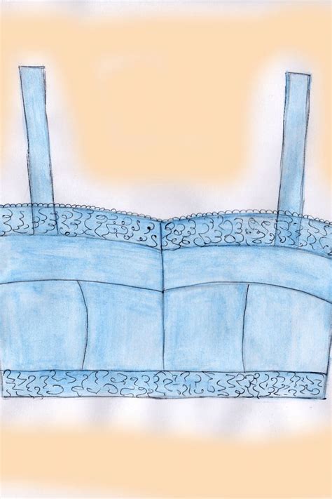 Vintage Lingerie Sewing Pattern 1950s Bra Pattern Cone Bra Pattern