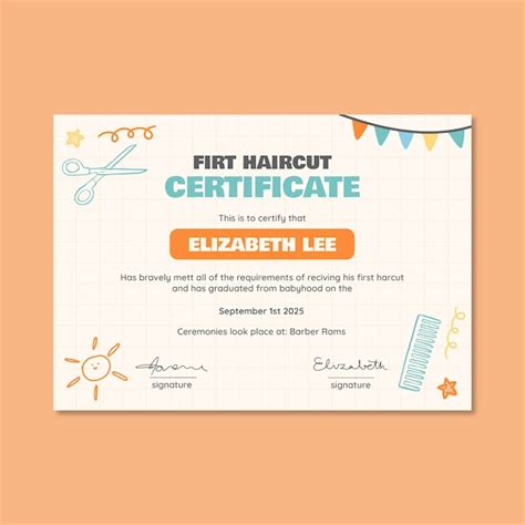 Free Vector Certificate Template Design