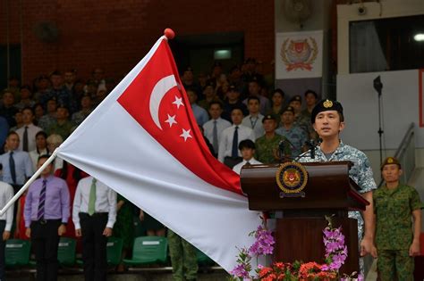 The Singapore Armed Forces Welcomed Rear Admiral Aaron Beng Yao Cheng