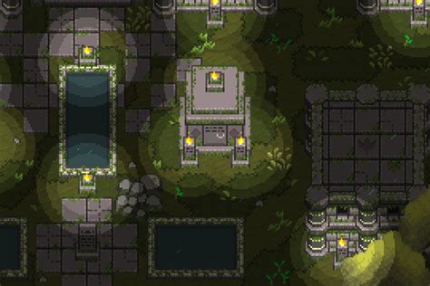 Artstation Rogue Adventure World 2d Top Down Game Asset Bundle