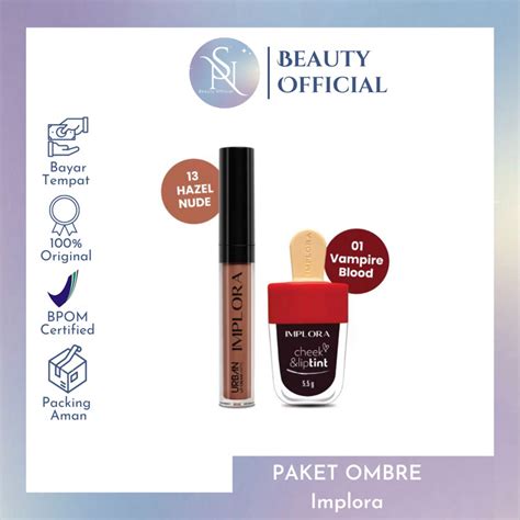 Jual Ans Implora Korean Matte Ombre Lips L Paket Ombre Implora Shopee Indonesia
