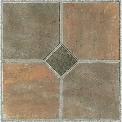 Achim Tivoli Self Adhesive Vinyl Floor Tile 45 Tiles45 Sq Ft 12 X