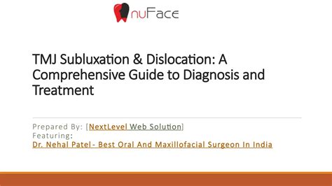 Difference Between Tmj Subluxation And Dislocation Pptx Pptx