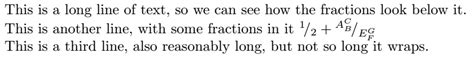 Math Mode Guidelines For Typesetting Fractions TeX LaTeX Stack Exchange