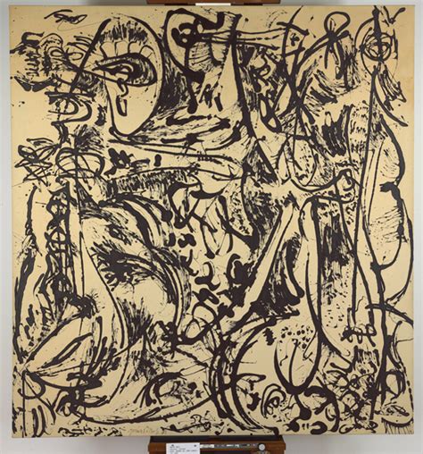 Moma Momas Jackson Pollock Conservation Project One Joins Echo