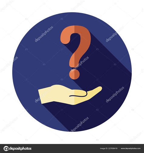 question hand question mark icon holding by hand have a questions