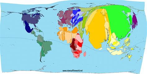 Proportionally Correct World Map Projections Coordinate System The
