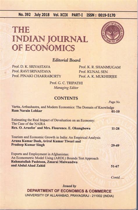 Pdf Tourism And Economic Growth In India An Empirical Analysis