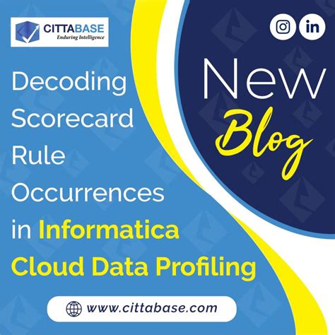 How Score Card Rule Occurrences In Informatica Cloud Data Profiling Cittabase Solutions Posted