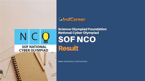 Sof Nco Result National Cyber Olympiad Results Indcareer Schools