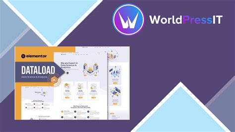 Dataload Data Science And Analytics Elementor Template Kit Worldpress It
