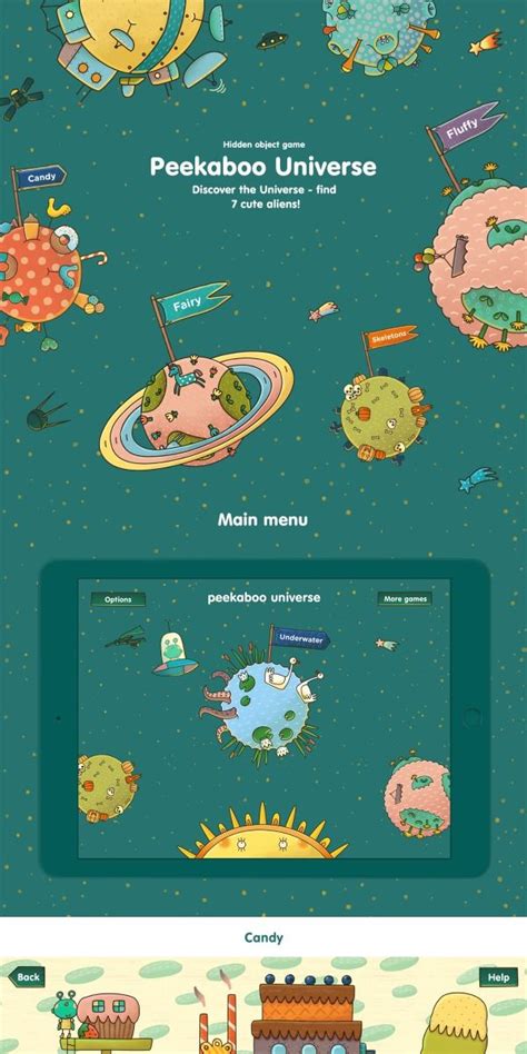 Peekaboo Universe Behance Peekaboo Game Artwork Design Universe