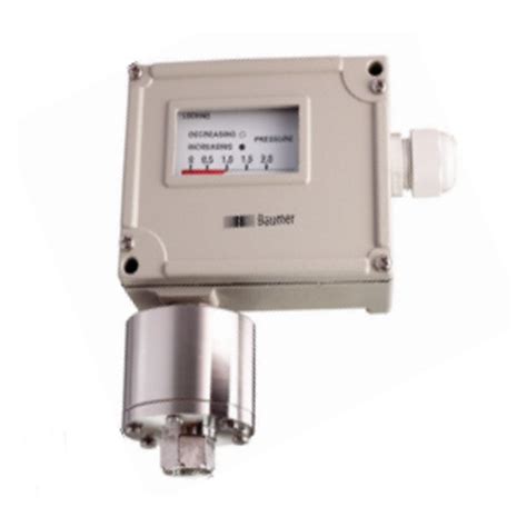 Differntial Pressure Switch With Diaphragm Sensor Model Zddw Baumer