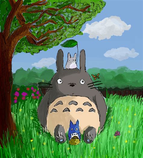 The Three Totoros By Tangstermon On Deviantart