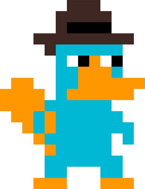 Pixilart Perry The Platypus By Pixel Dawg