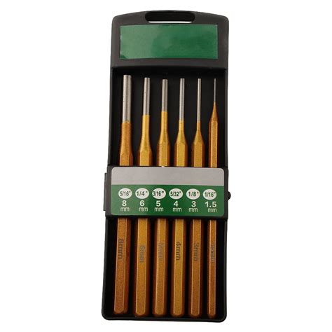 6pcs Chisel Set Cylinder Punch Woodworking Drill Chisel Punching For 6pcs Chisel Set Cylinder Punch Woodworking Drill Chisel Punching For
