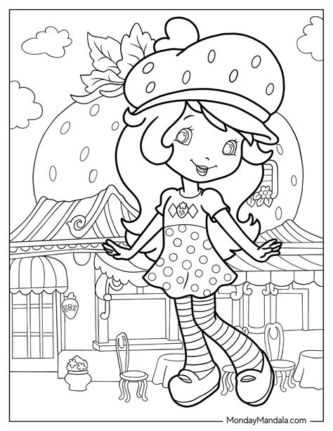 Strawberry Shortcake Easter Coloring Pages [2025]