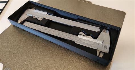 Gridfinity Dual Caliper Holder By Createminds Download Free Stl Model