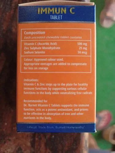 Immun C Tablet At Rs 240 Packet Vitamin C Tablets And Capsules In Saharsa Id 23537108148