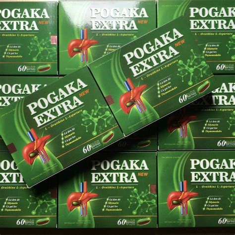 BỔ Gan Pogaka Extra CÔng Ty DƯỢc Sacofa Hộp 60 Viên Shopee Việt Nam