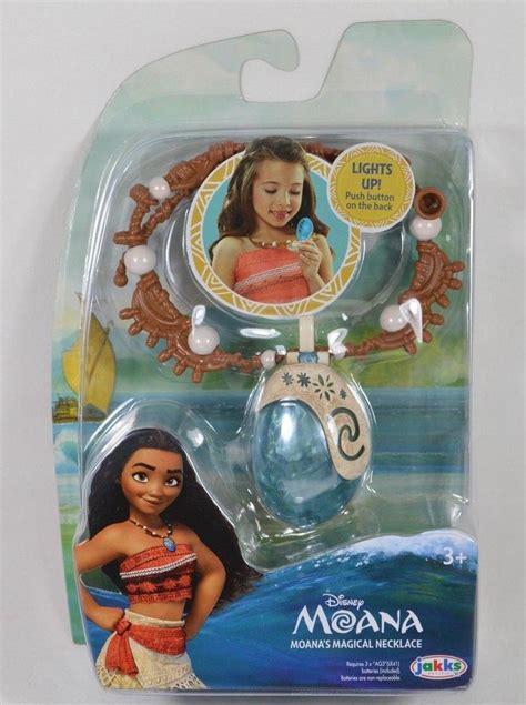 Authentic Official Disney Moana Magical Light Up Necklace Sealed New