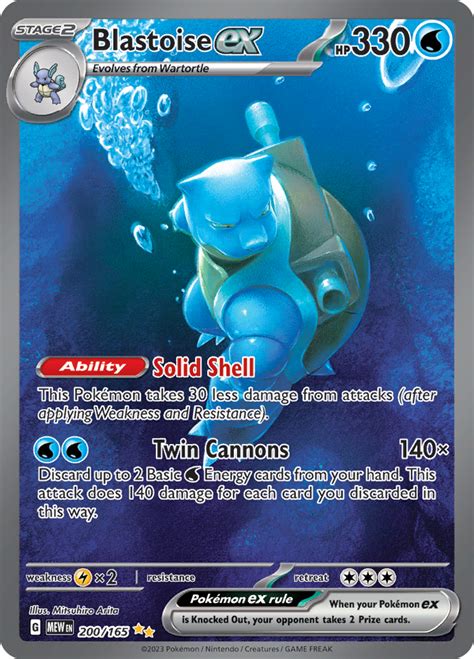 Blastoise Ex 200165 Edición 151 Afkstorecl