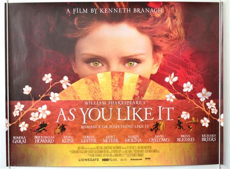William Shakespeares As You Like It” Original British Quad Poster