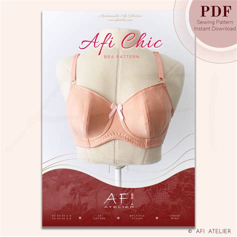 Afi Chic Bra Pattern From Afi Atelier Chic Bra Bra Sewing Pattern Bra Sewing