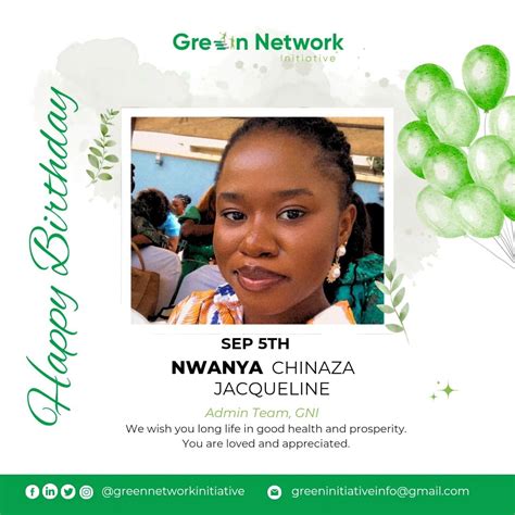 Happybirthday Greennetworkinitiative Green Network Initiative